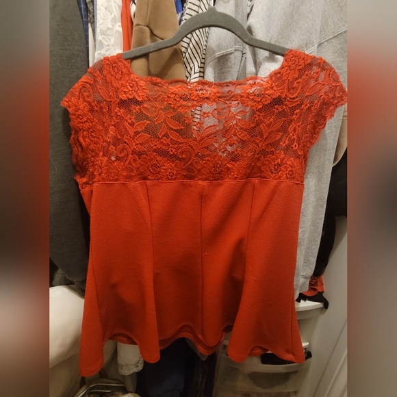 lily morgan | Tops | Red Dress Top | Poshmark
